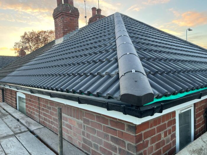 Lincoln house full roof replacement - Top Roof : Top Roof